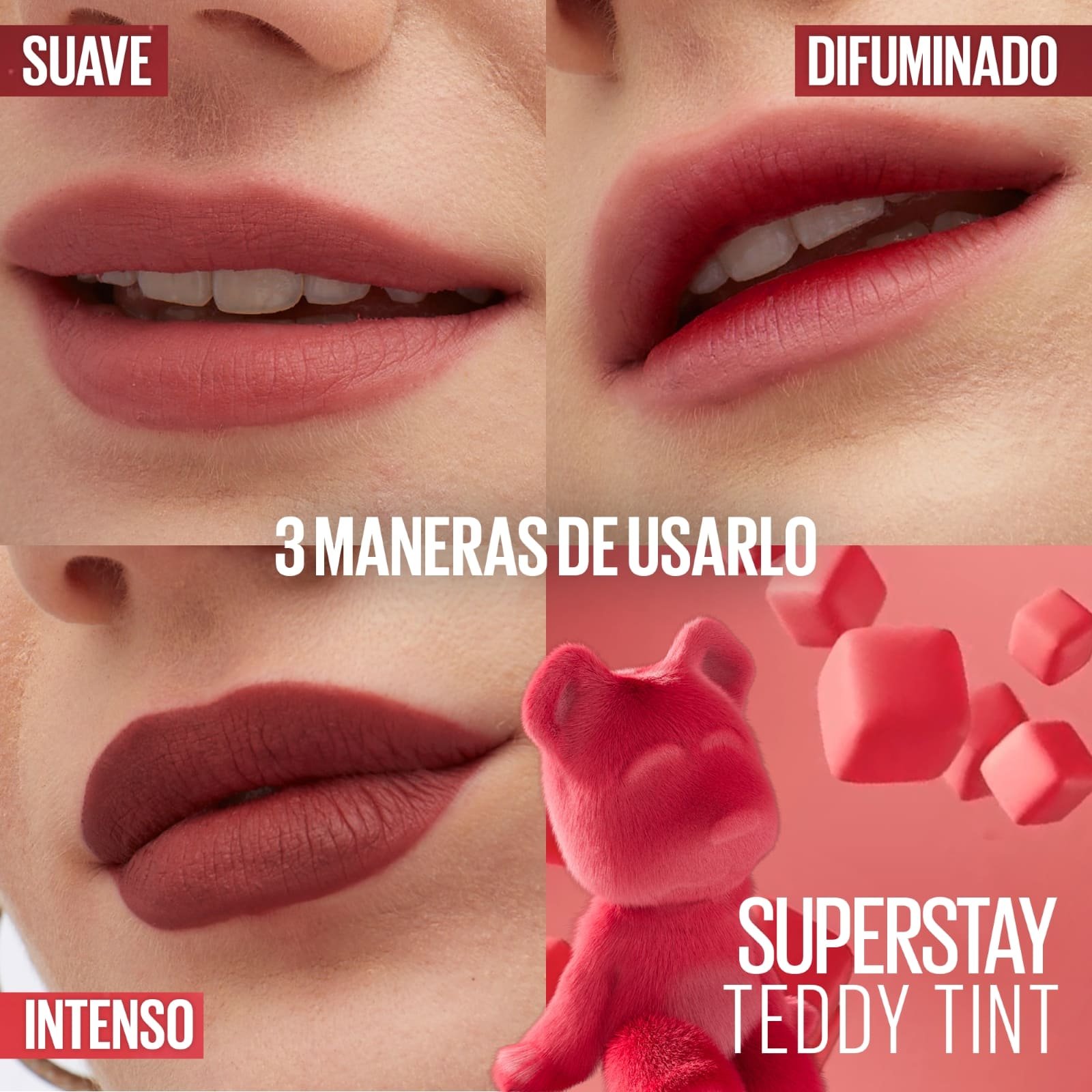Tinta líquida de labios - Super Stay Teddy Tint